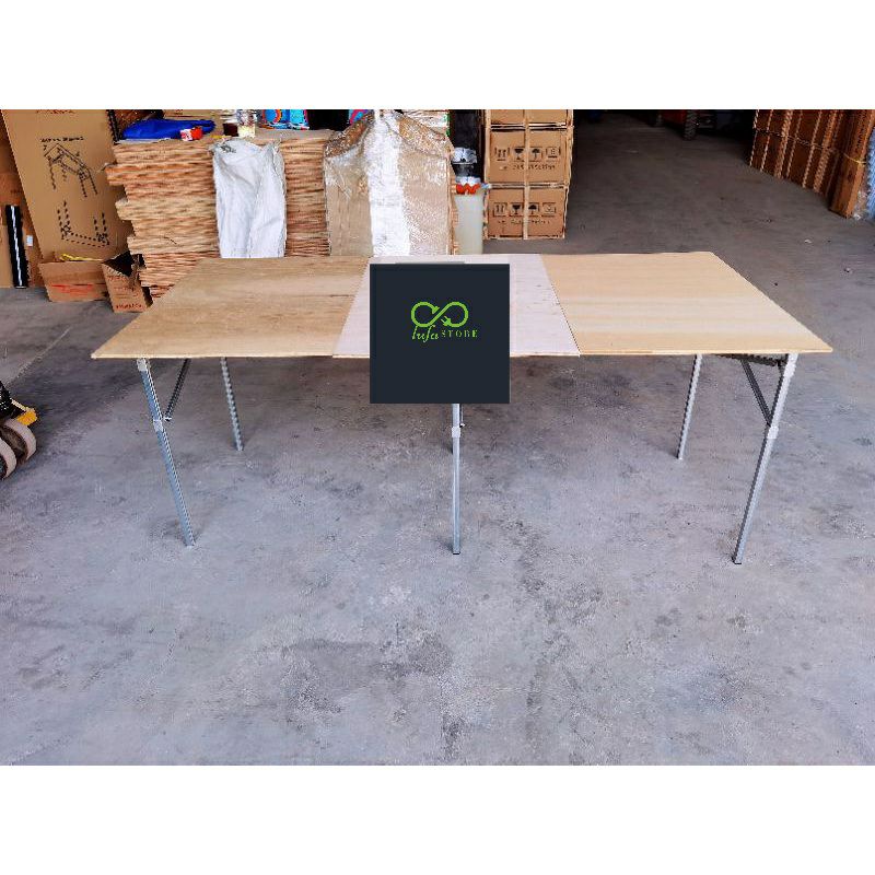 6FT NIGHT Market Foldable Table Rack Market Folding Table Stand Plywood ...
