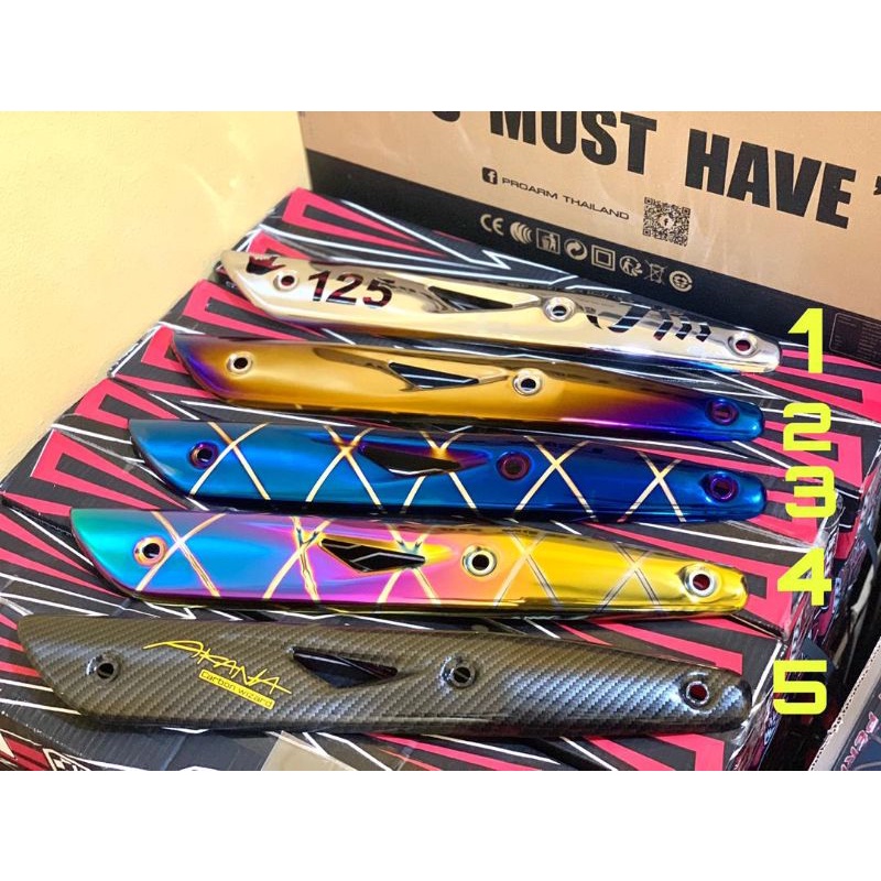 🇹🇭🔥COVER EKZOS/MUFFLER COVER WAVE125 WAVE110 WAVE100 THAILOOK🔥🇹🇭 ...