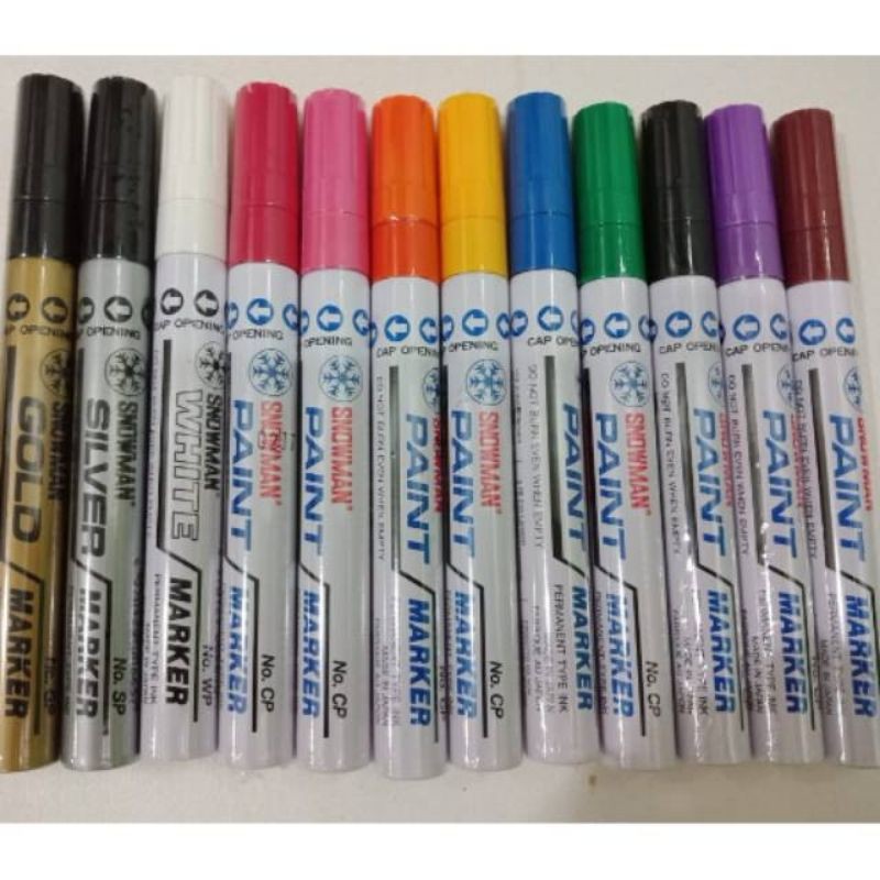 Snowman Original Paint Marker Markers | Shopee Malaysia