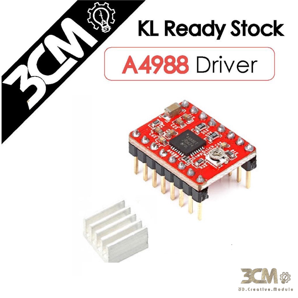 A4988 Stepper Driver CNC Shield Expansion Board Engraver 3D Printer ...