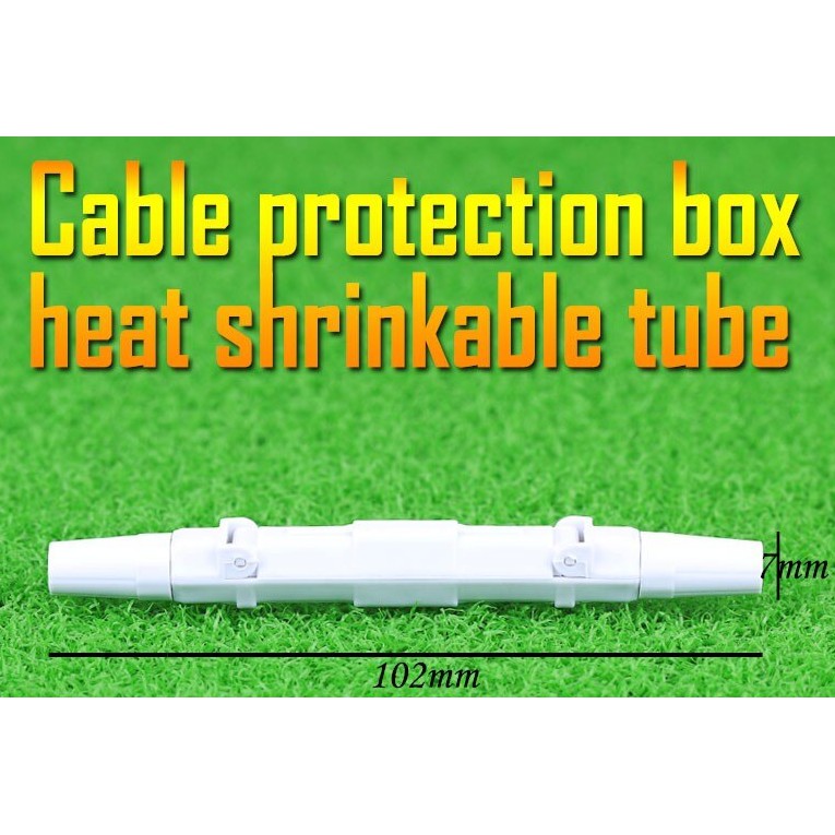 5pcs Ftth Drop fiber cable protection box Optical round tube heat ...