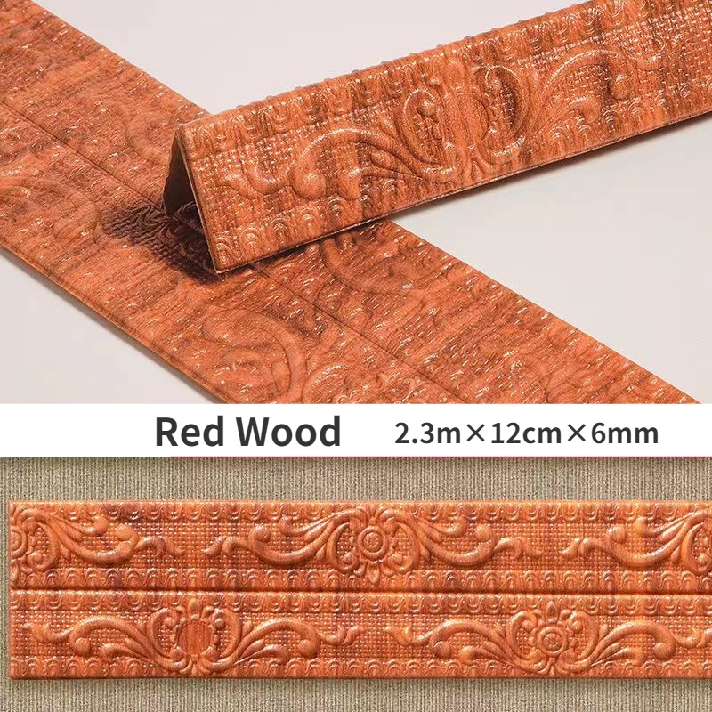 2.3m×12cm Wallpaper Wall Trim Line Wall Skirting Moulding Wallpaper ...