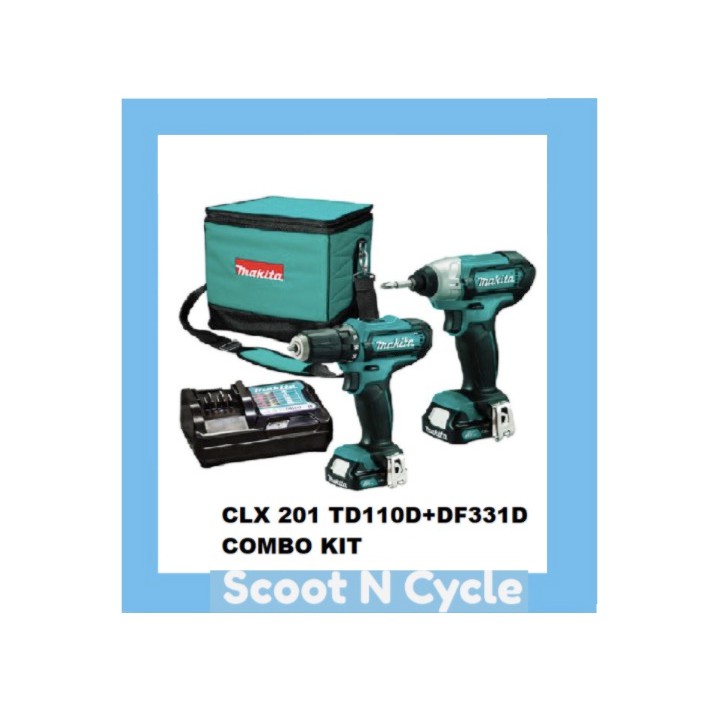 SNC - MAKITA CLX224 Cordless Combo Kit - DF333D Driver Drill & TD110D Impact Driver | Shopee ...