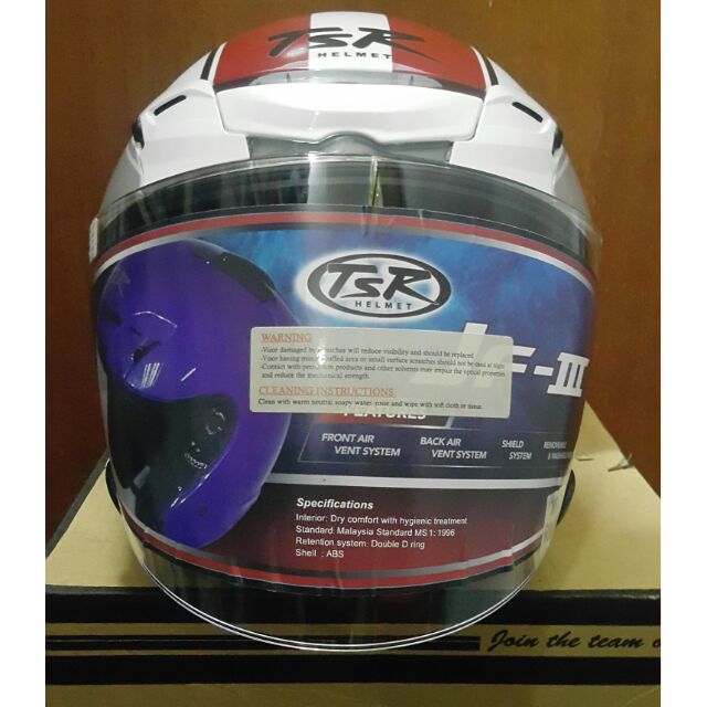 TSR HELMET ( JF3 ) -SURGE | Shopee Malaysia