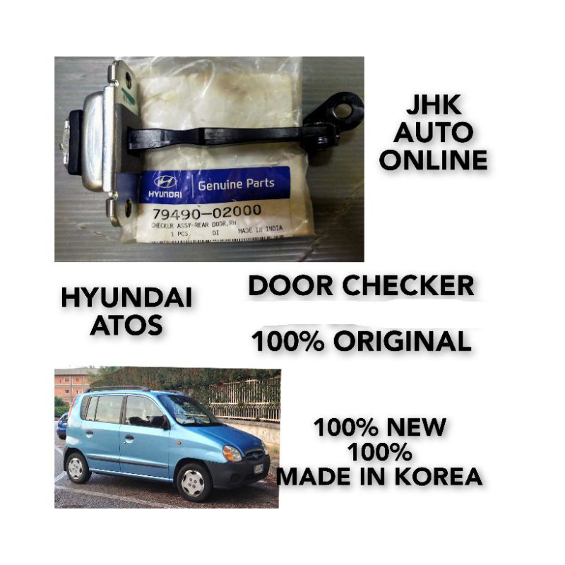 HYUNDAI ATOS 1.0 1.1 DOOR CHECKER FRONT & REAR ORIGINAL | Shopee Malaysia