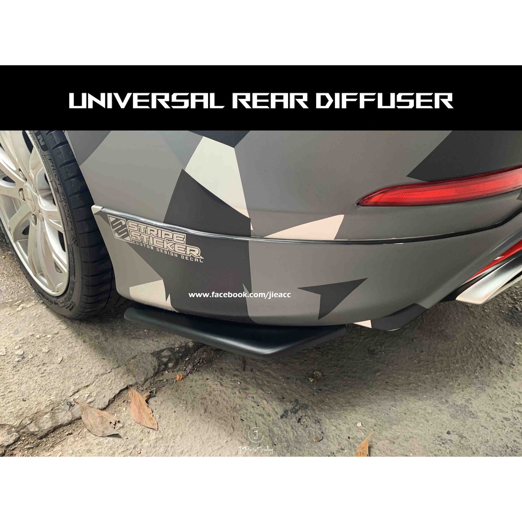 Universal Rear Diffuser Skirt Civic Elantra K3 Vios City Altis Sonata ...