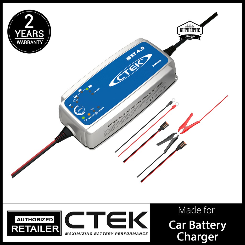 CTEK MXT 4.0 UK 24V Battery Charger + 2 Years Warranty (Barcode ...