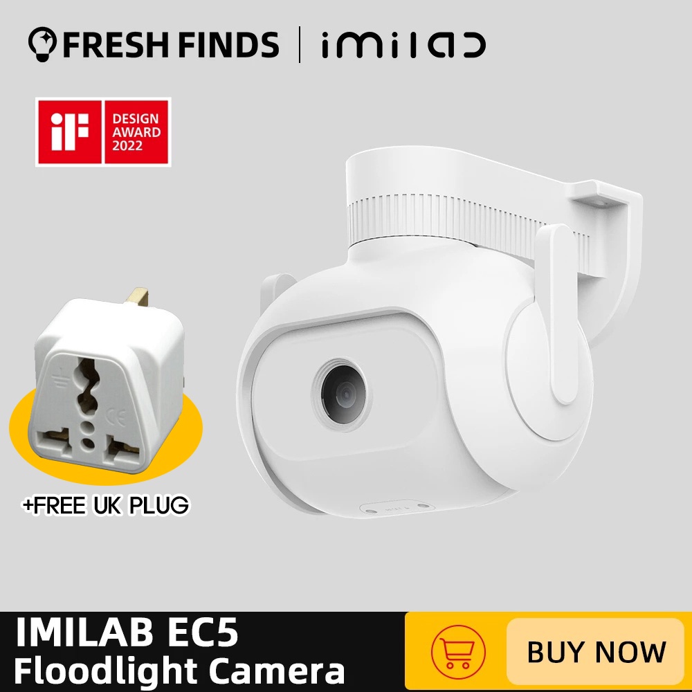 IMILAB EC5 Outdoor Wifi Camera Mi Home Security Video Surveillance Cam IP 2K Color Floodlight ...