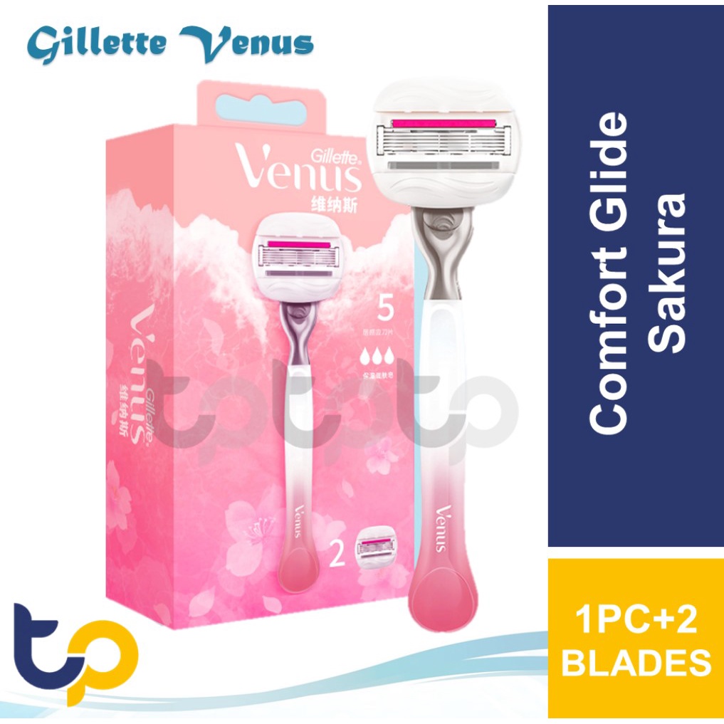 Gillette Venus Comfort Glide White Tea Razor 1+2/Sensitive Disposable ...