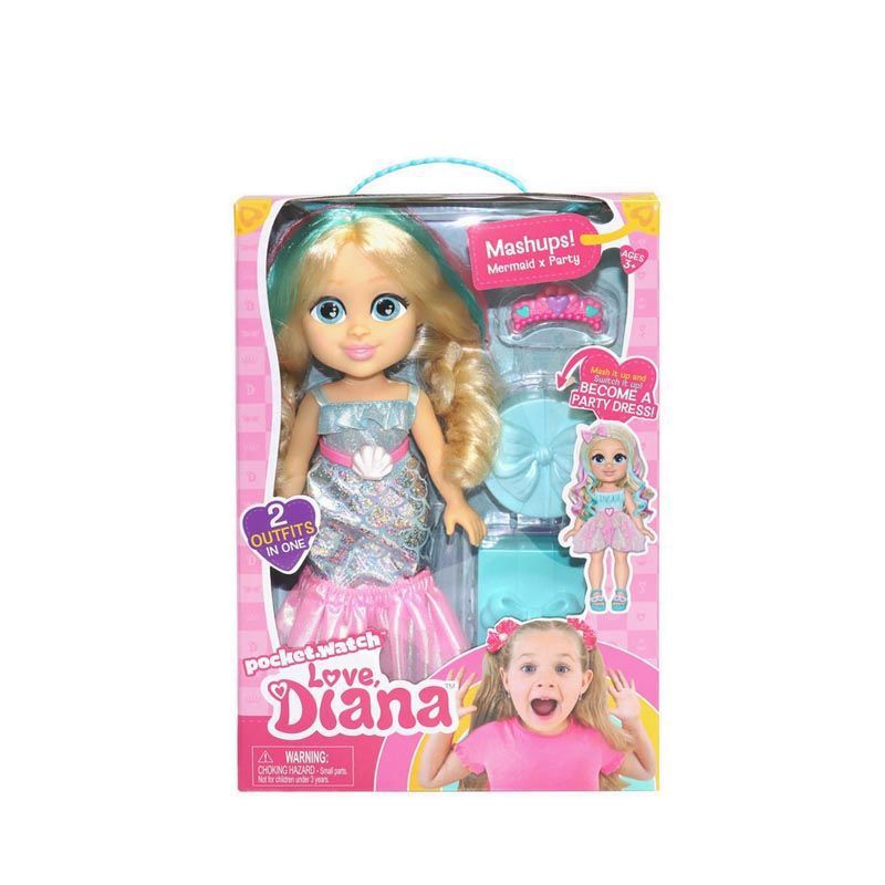 Children's Toys Original Love Diana Doll 13inch Doll Mashups | Shopee ...