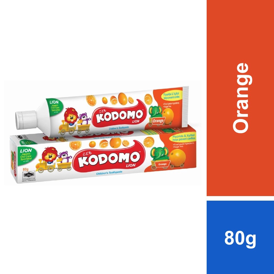 Kodomo Children Toothpaste Orange 80g | Shopee Malaysia