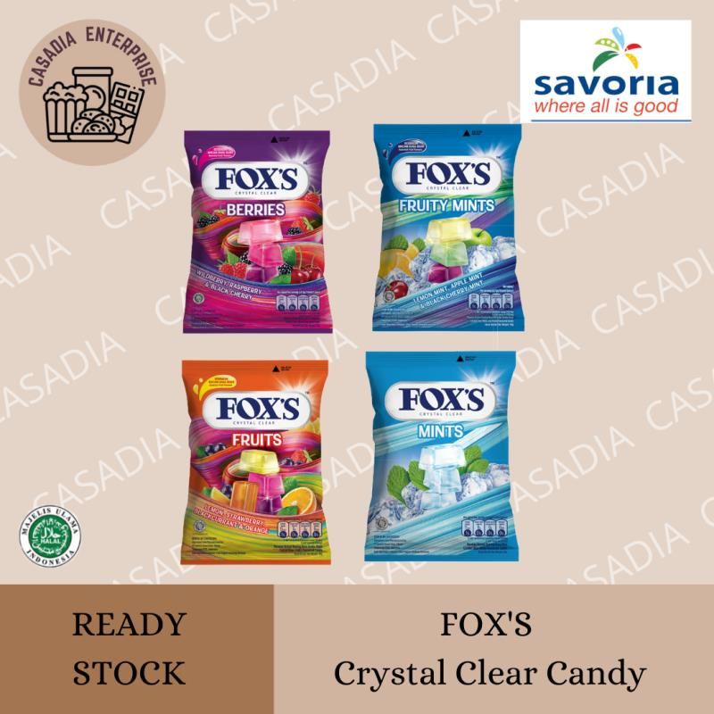 [HALAL] FOX'S Candy (Crystal Clear) 90g (Assorted Flavour) | Shopee Malaysia