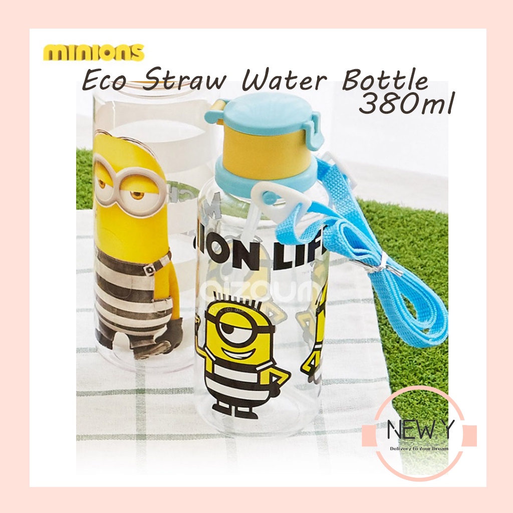 Minions Eco Straw Water Bottle | Shopee Malaysia