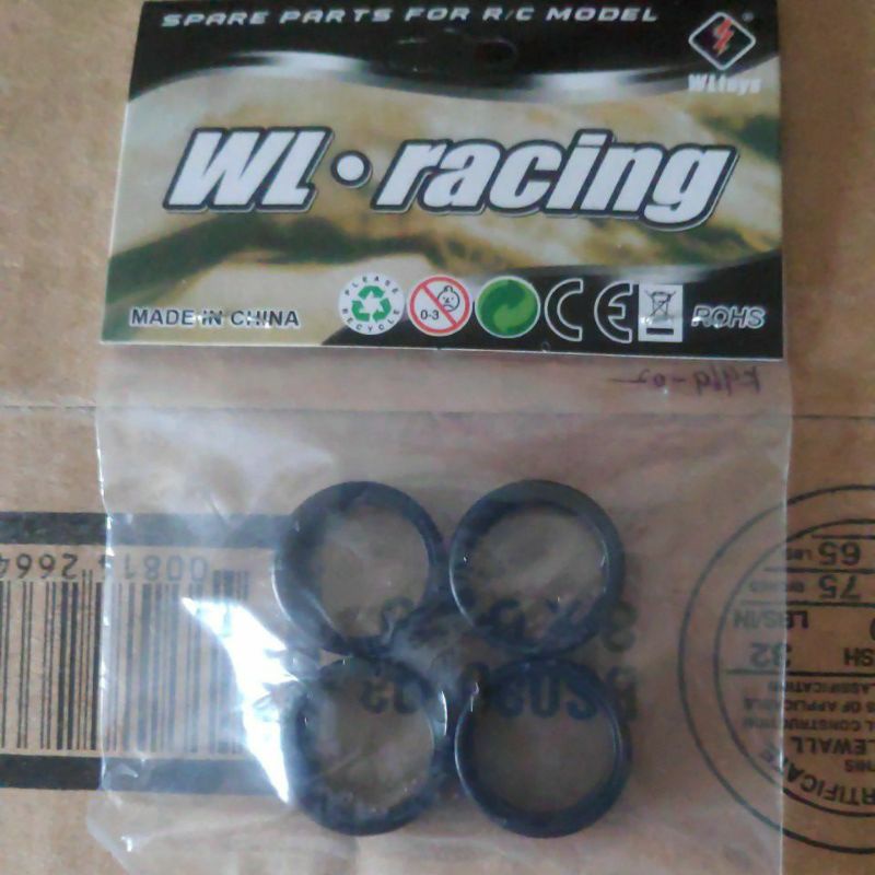 4 pieces Wltoys RC plastic drift tires K969 K989 Mini-Q Mini-Z 1:28 ...