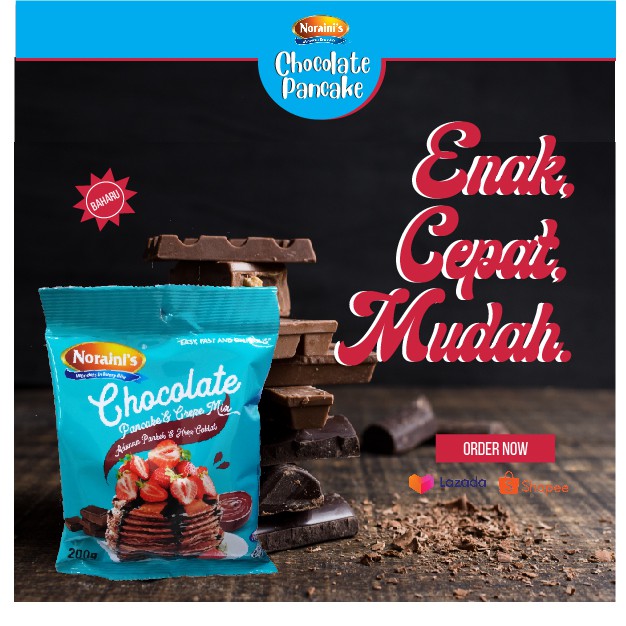 NORAINI'S PANCAKE AND CREPE MIX 200gm | Shopee Malaysia