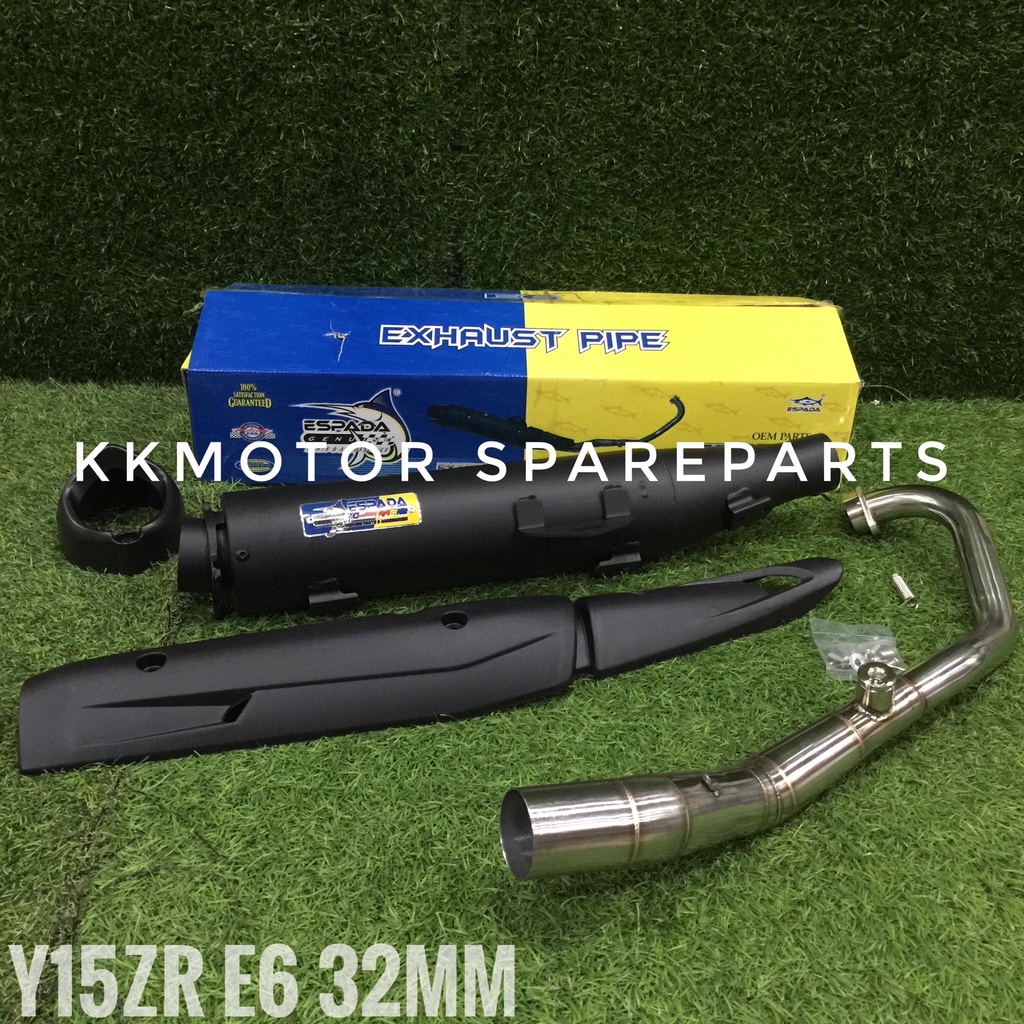 🦈 ESPADA RACING EXHAUST PIPE YAMAHA Y15ZR Y15 [E6] 32mm 35mm EKZOS PIPE ...
