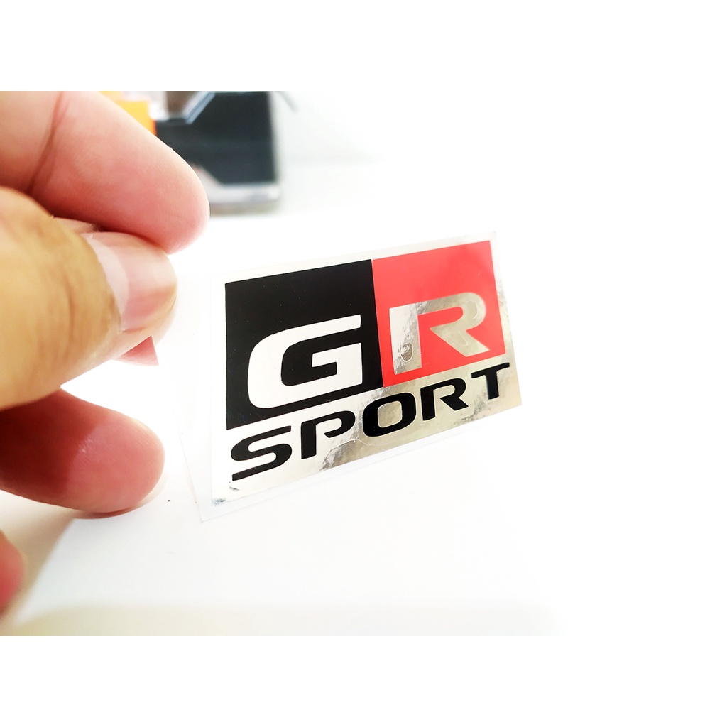 Toyota GR Sport Gazoo Racing Glossy Sticker | Shopee Malaysia