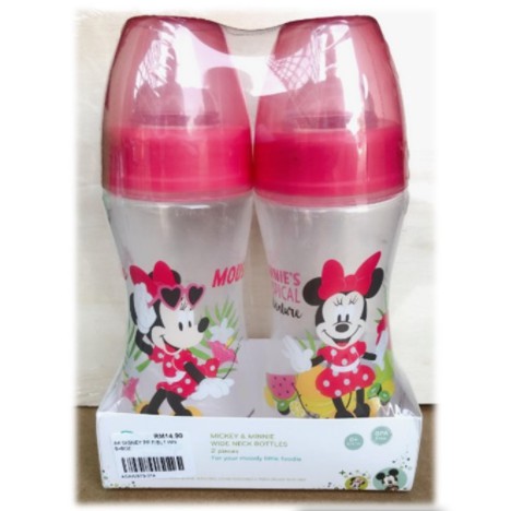 Anakku Disney 2pcs Wide-Neck Feeding Bottle | Botol Susu - 10oz (Random ...