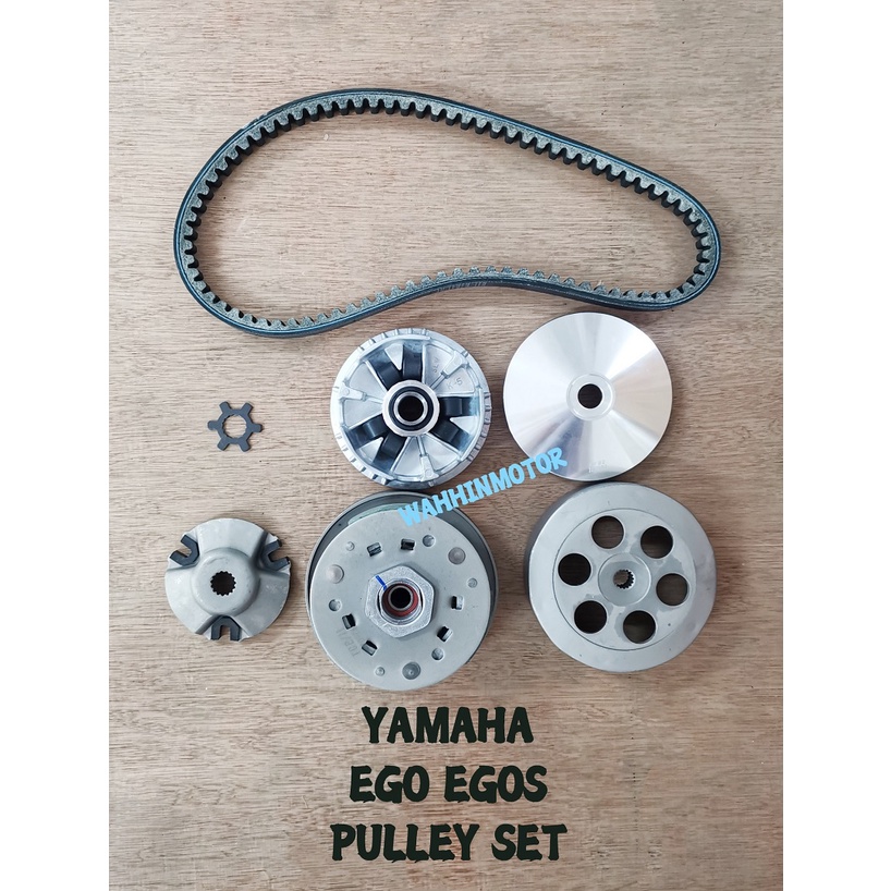 FRONT REAR PULLEY COMPLETE SET YAMAHA EGO EGO S NOUVO NOUVOS NOUVOLC EGOS-FI SOLARIZ AVANTIZ ...