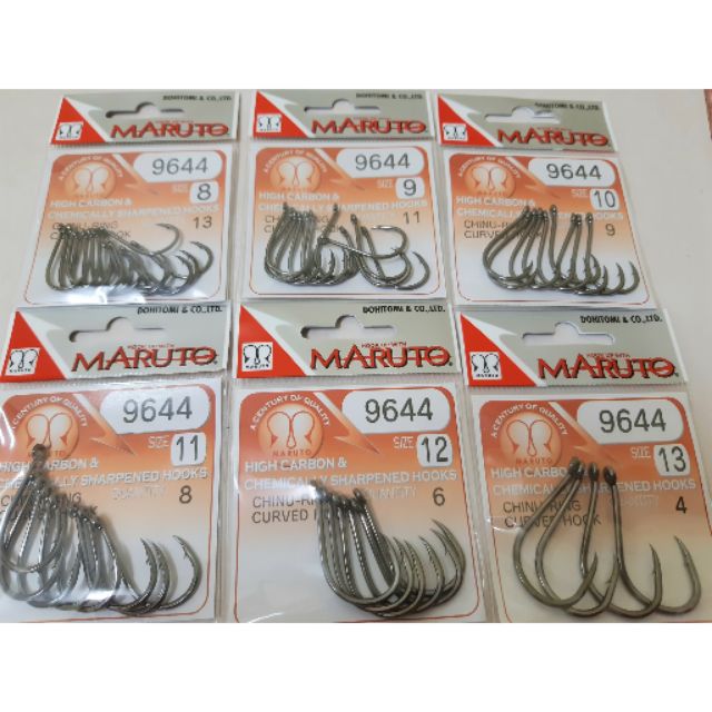 MARUTO CHINU-RING CURVED HOOK JAPAN | Shopee Malaysia