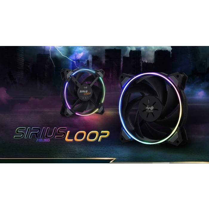 Fan Casing 12Cm ARGB Inwin Sirius Loop ASL12 3Fan with Controller ...