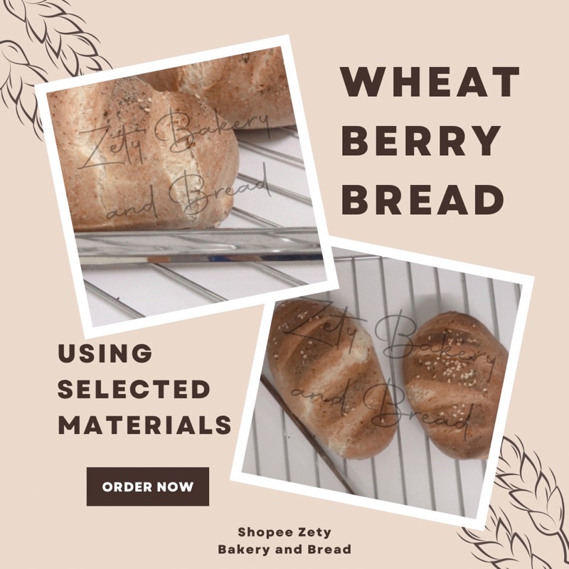 Wheat Berry Bread Zety Bakery and Bread | Shopee Malaysia