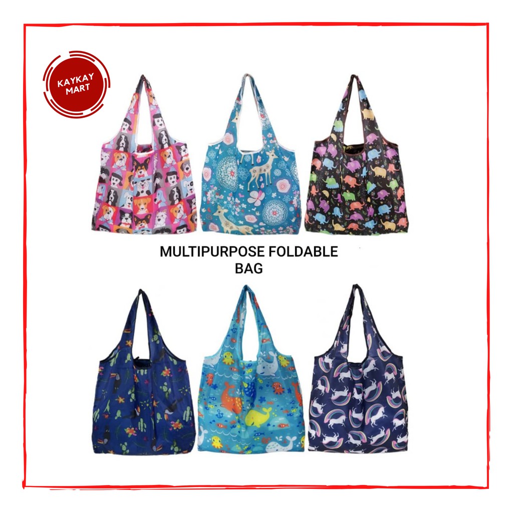 Foldable Groceries Bag Multipurpose Bag Beg Pasar Shopping Beg Pakai ...