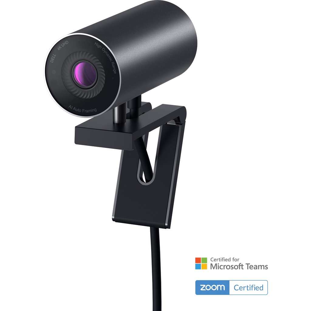 Dell UltraSharp HDR 4K Webcam with Privacy Cover, HD USB Computer Camera with 4K Sony STARVIS ...