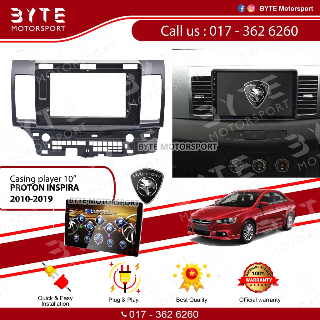 Proton Inspira 2010-2019 Soundstream Touch Screen High Definition Android Car Player Build-In ...