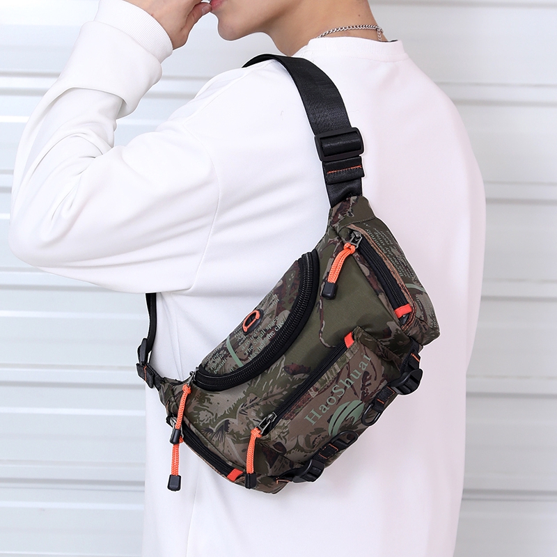 Beg Pinggang Men Waist Bag Waterproof Sling Bag Multifunction Military ...