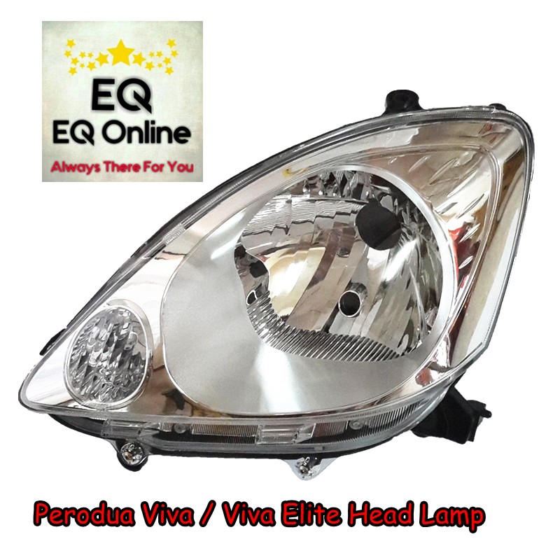 Perodua Viva, Viva Elite 2007 Head Lamp Lampu Depan , Lampu Besar 2008 ...
