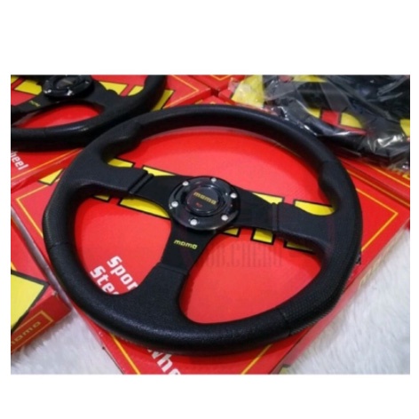 MOMO 14 inch sport racing steering wheel car universal 5128 | Shopee Malaysia