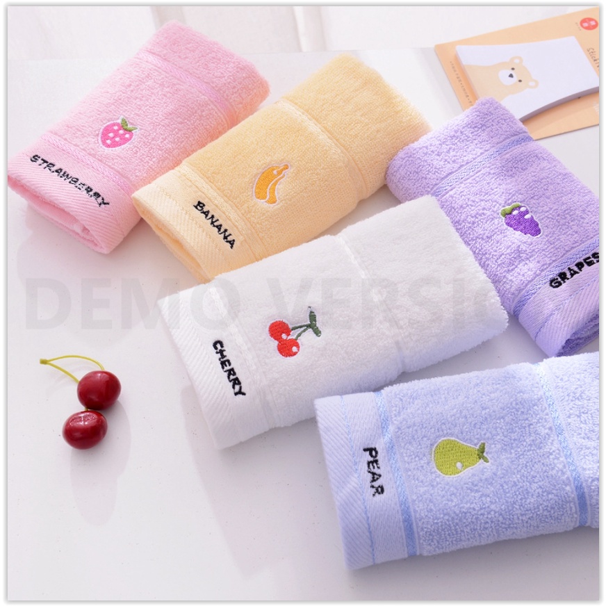 Ready Stock 25X50cm SMALL Baby Face Towel Tuala Muka 100% Cotton ...