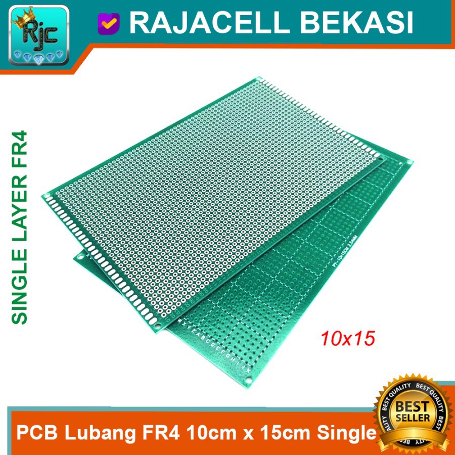 Prototype Hole PCB perforated PCB 10x15 cm FR4 Fiber Single Layer ...