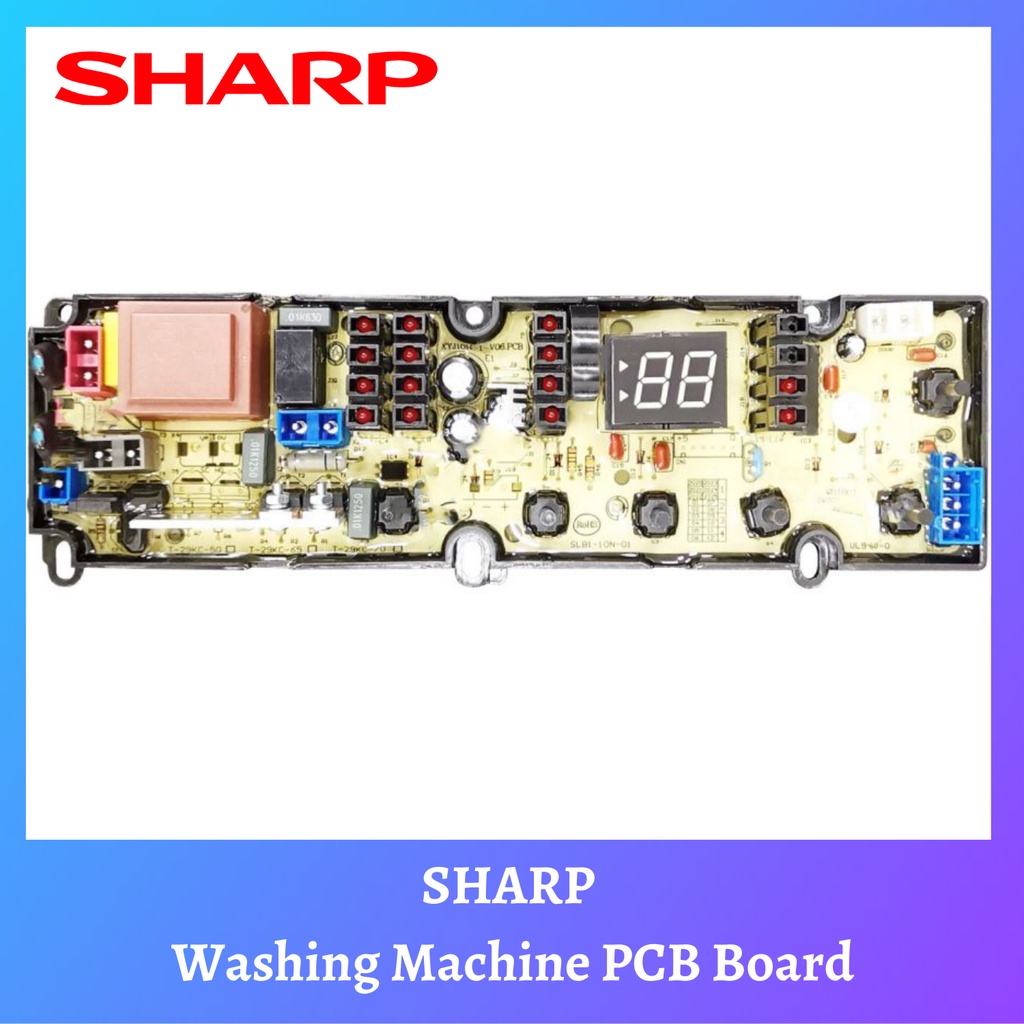 SHARP Washing Machine PCB Board / Papan PCB Mesin Basuh ESX156 | Shopee ...