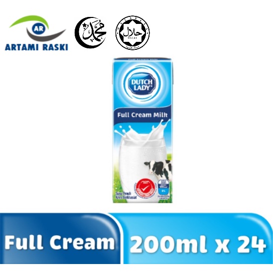 🔥MEGA SALE🔥DUTCH LADY UHT Milk Full Cream (200ml x 24 Packs) | Shopee ...