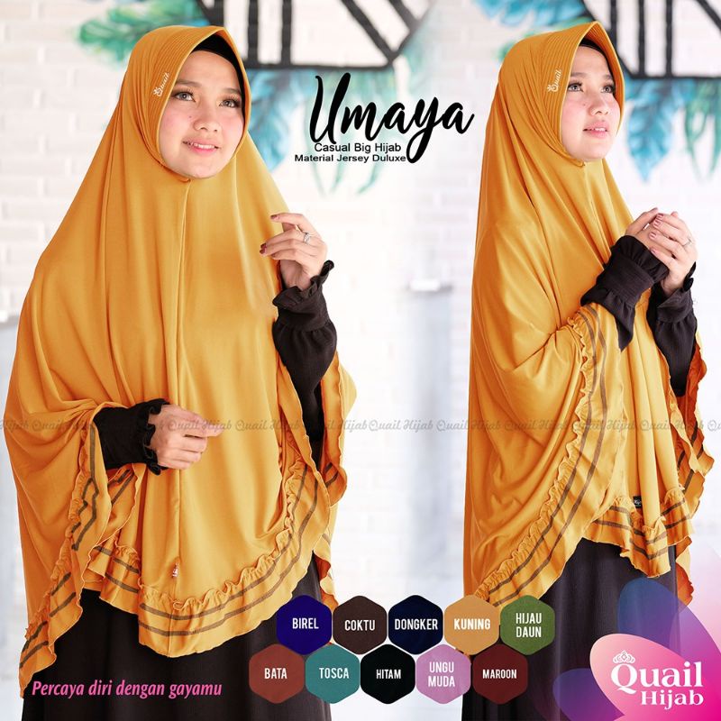 Umaya quail hijab / big hijab quail | Shopee Malaysia