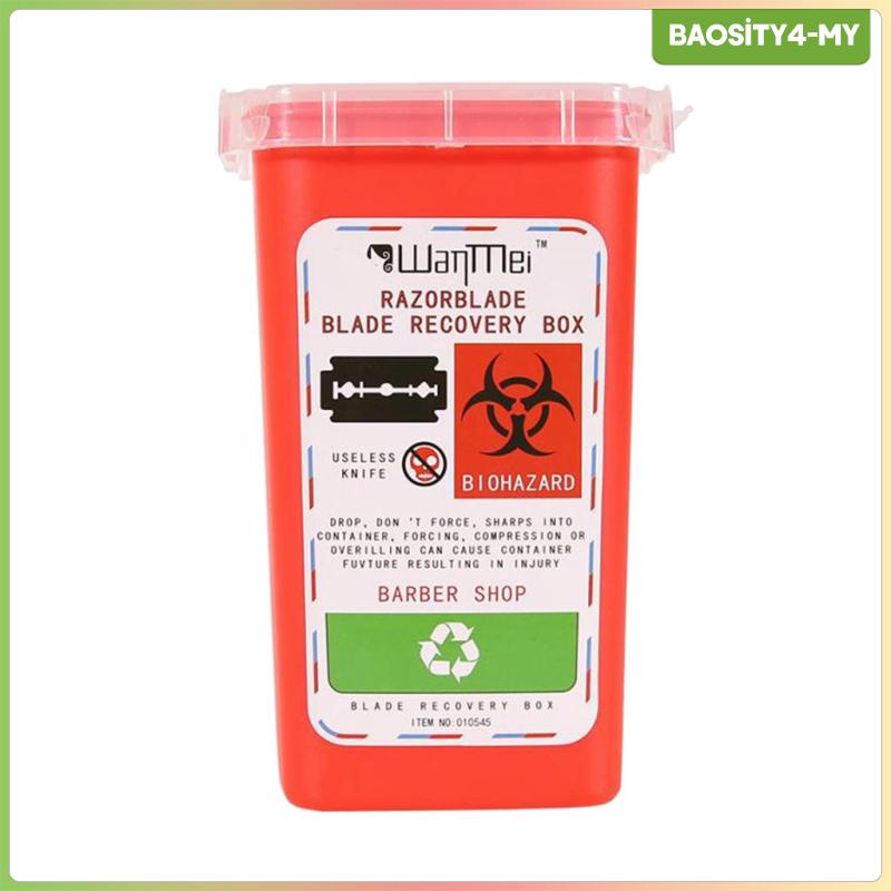[baosity4] Small Sharps Biohazard Disposal Container Bin | Shopee Malaysia