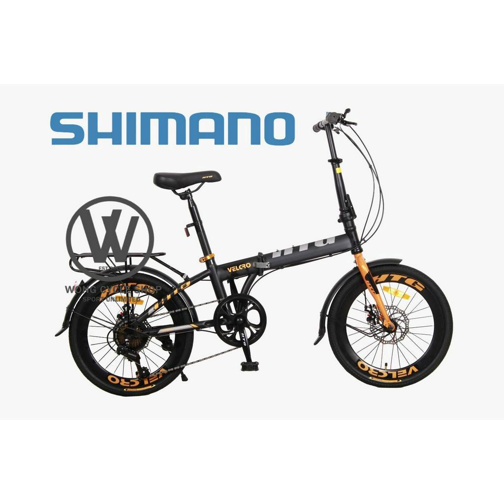 🔥READY STOCK🔥20 INCH FOLDING BIKE SHIMANO 7 SPEED DISCBRAKE/BASIKAL ...