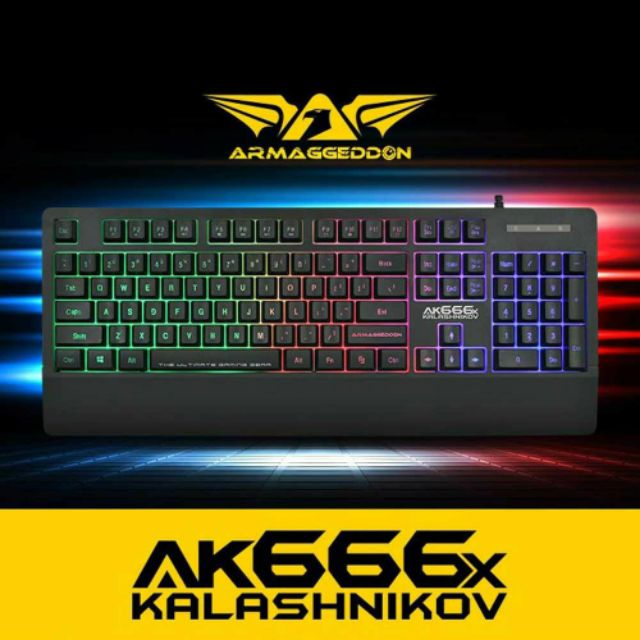 ARMAGGEDDON AK666 / AK666x / AK666 SFX KALASHNIKOV SPILL PROOF GAMING ...