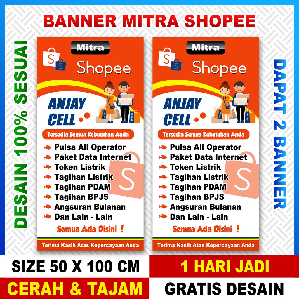Shopee OLSHOP BANNER BANNER PACKAGE OF 2 BANNERS | Shopee Malaysia