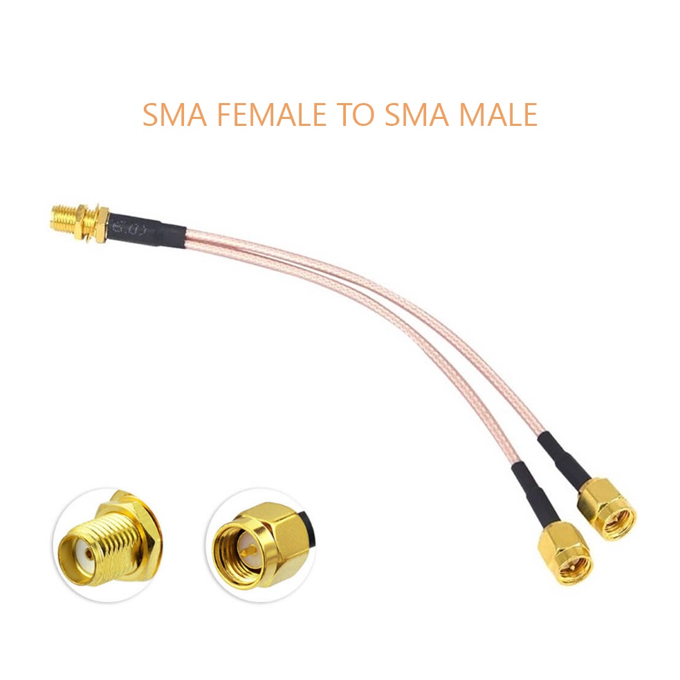 SMA FEMALE TO SMA MALE RG316 RIGHT ANGLE CONVERTER RF DIGTALL COAXIAL ...