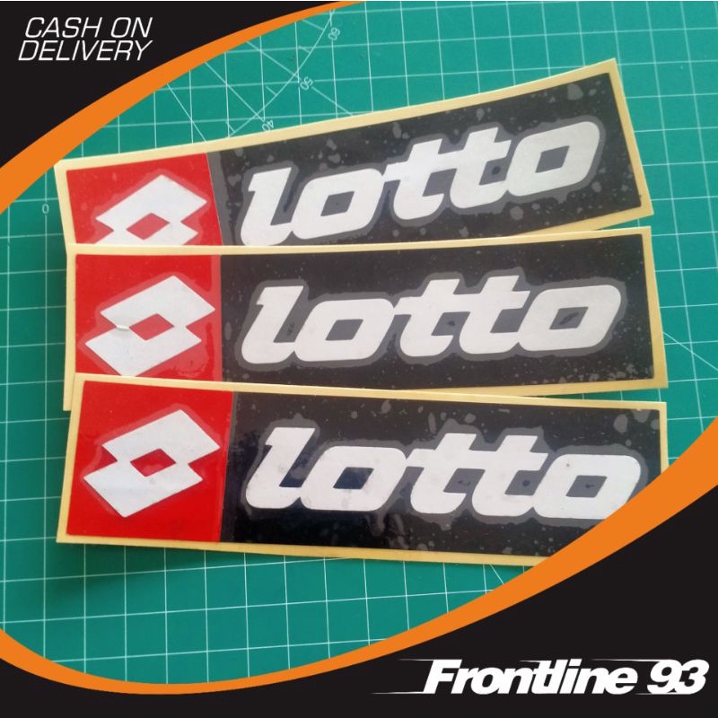 Print Sticker Cutting Logo Lotto Sport Custom Sticker Cutting Racing ...