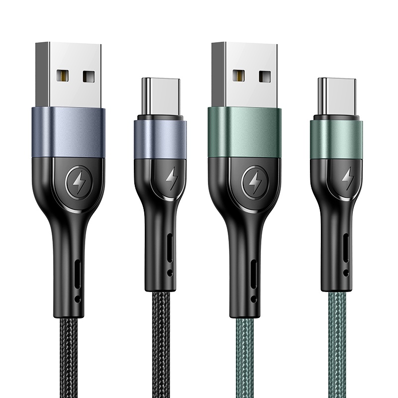 USAMS U55 Micro USB Type C IP Braided 2A Charge Data Cable (1M ...
