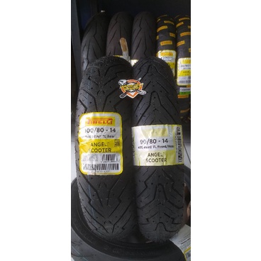 Pirelli angel scooter Tire Package Size 100/80 & 90/80 ring 14 for ...