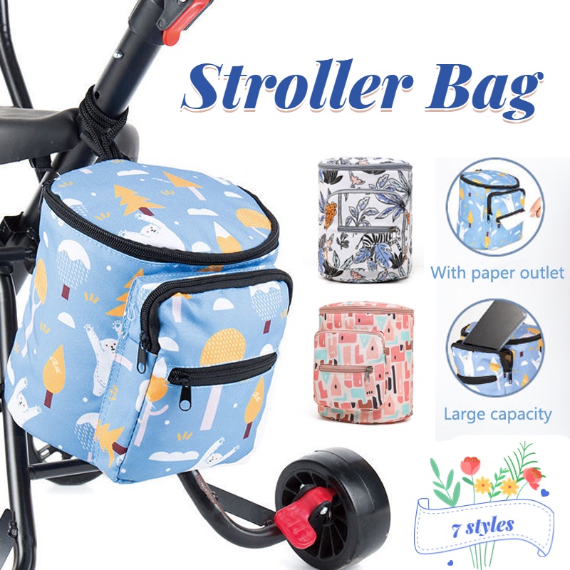 Baby Stroller Bag Protable Multi-function Stroller Hanging Mommy Bag ...