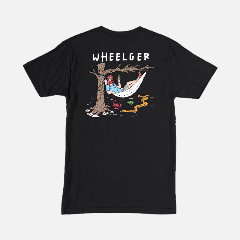 Wheelger Hamuk Tshirt - Black (Mountain T-Shirt) | Shopee Malaysia