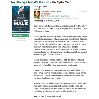 Karyaseni Novel: Dr. Alpha Male : Anjell ISBN: 978-967-469-052-6 ...