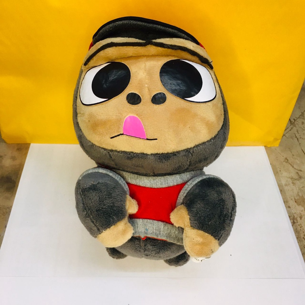 GRAY PUNK SMALL CUTE BOY STUFF TOY SOFT STUFF TOY 21 CM X 15 CM ...