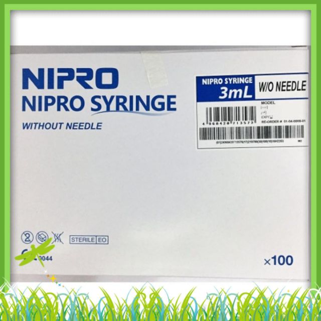 Nipro Syringe 3ml 10ml Without Needles 100s Luer Lock Shopee Malaysia